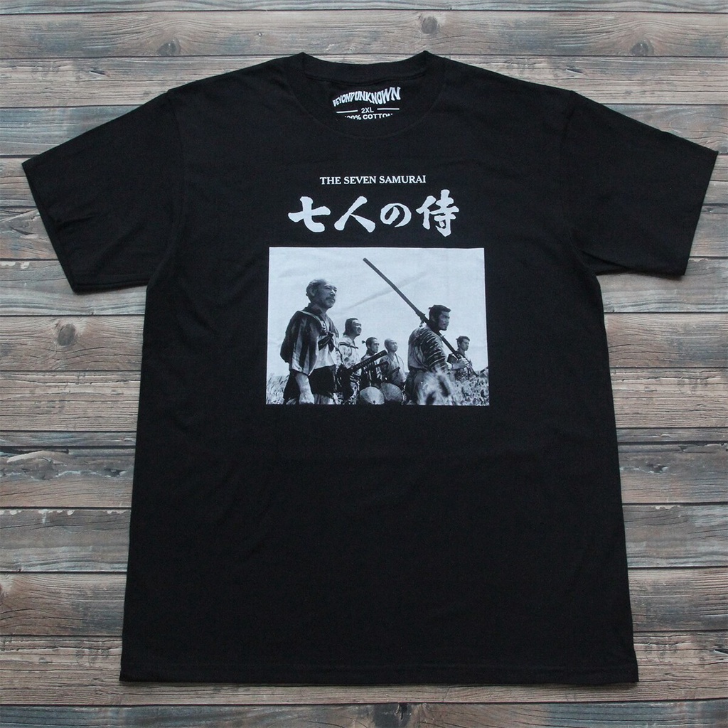 เสื้อยืดผ้าฝ้าย พิมพ์ลาย The Seven samurai Shichin no samurai Rashomon ...