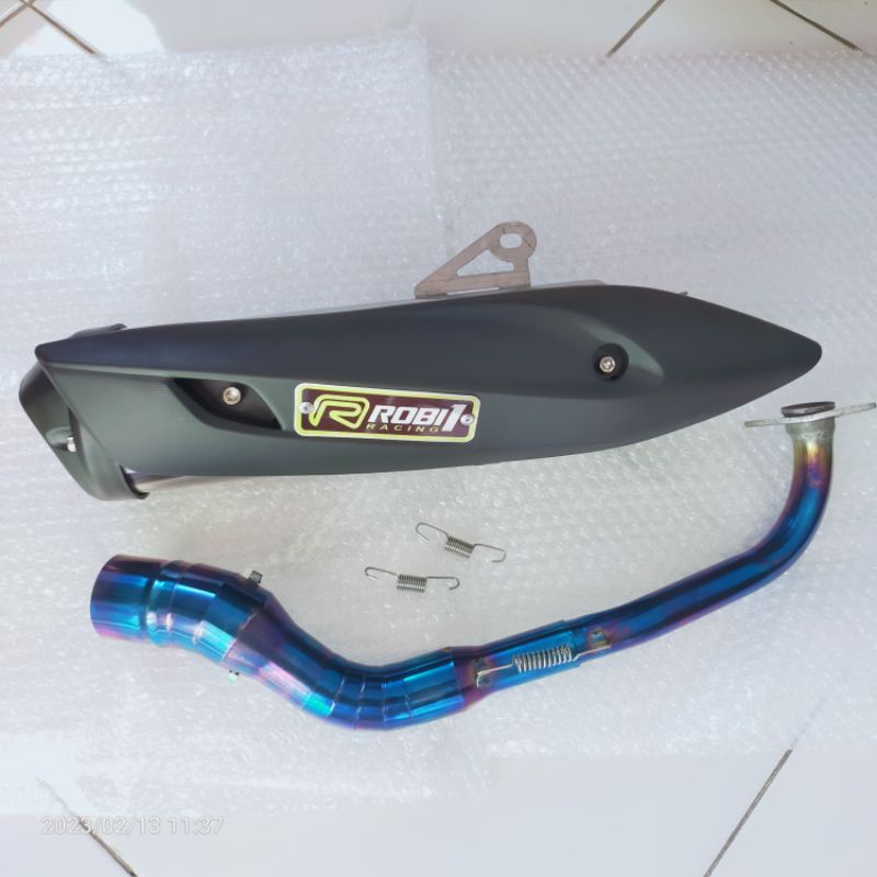 Rob1 BLUEMOON ท่อไอเสีย Nmax Aerox Pcx Lexi Vario Adv Mio Beat Fino ...