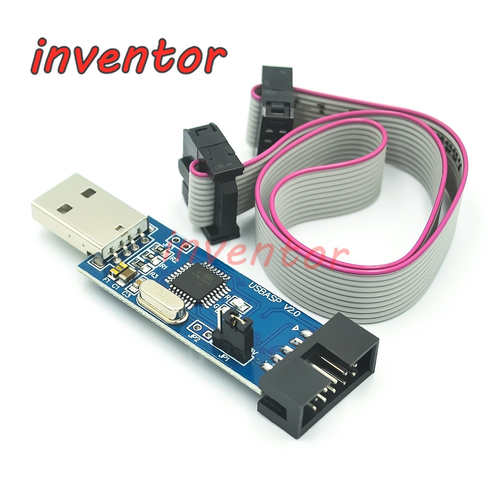 Usbasp USBISP AVR โปรแกรมเมอร์ USB ISP USB ASP ATMEGA8 ATMEGA128 รองรับ Win7 64K | Shopee Thailand
