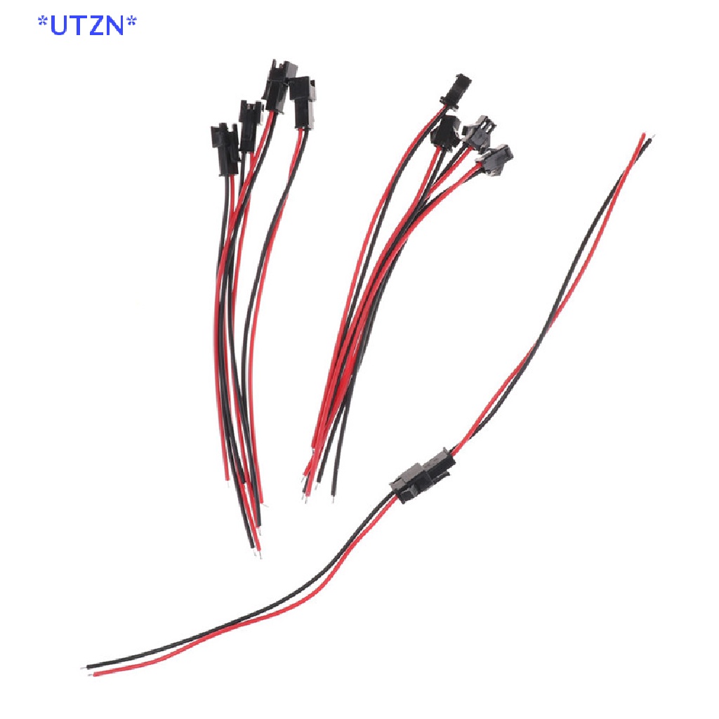 Utzn> อะแดปเตอร์เชื่อมต่อสายไฟ LED 2Pin 10 ซม. 10 ชิ้น | Shopee Thailand