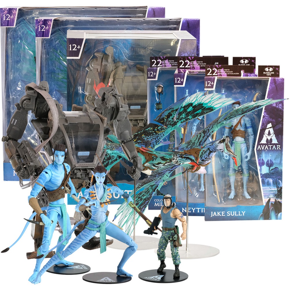 ฟิกเกอร์ Mcfarlane Jake Sully Neytiri Colonel Miles Quaritch ของเล่น ของขวัญวันเกิด สําหรับเด็ก ...