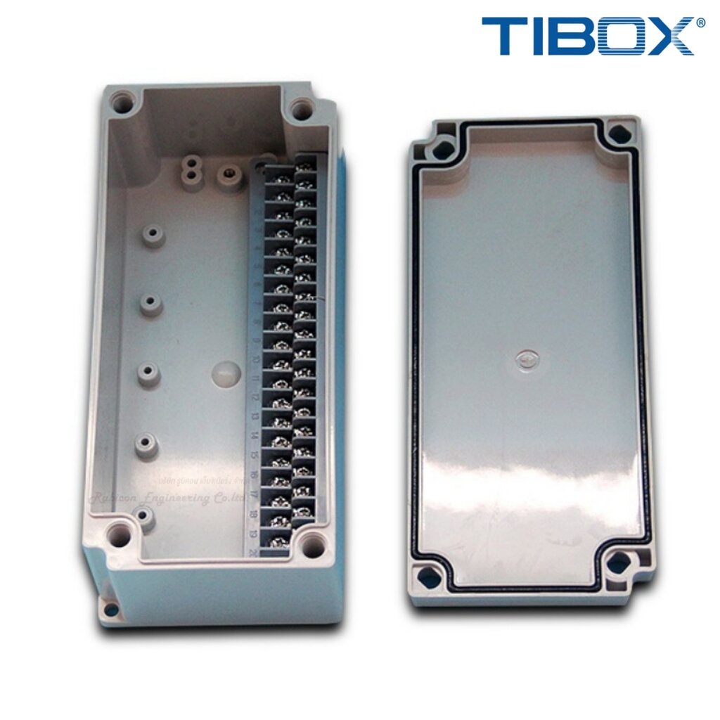 TIBOX TJ-20P-S กล่องพลาสติก พร้อมเทอร์มินอลบล็อก (Plastic Terminal ...