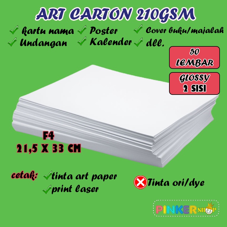 กระดาษกล ่ องศิลปะ /กระดาษศิลปะ 210 GSM F4 เนื ้ อหา 50 แผ ่ น/art Cardboard 210 กรัม folio ...