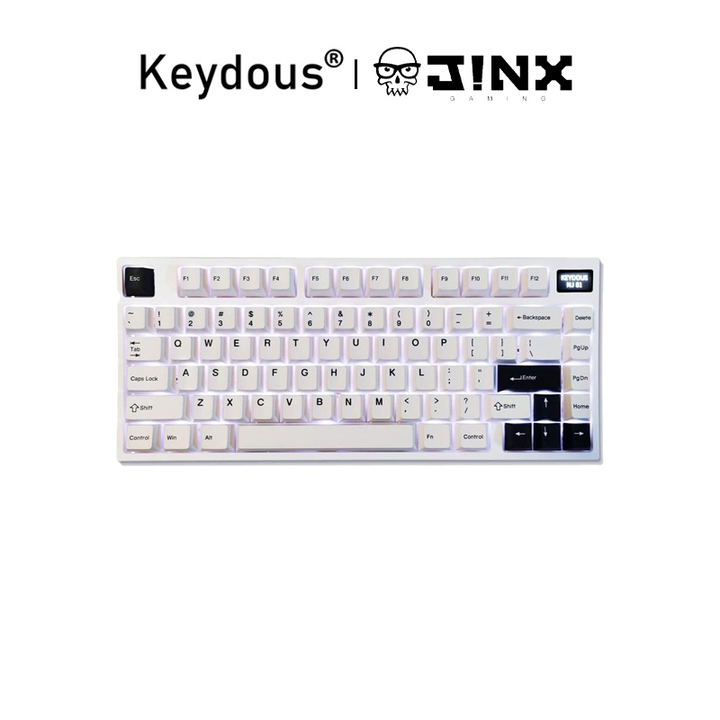 Keydous NJ81 White Moon เมคคานิคอลคีย์บอร์ด(ภาษาอังกฤษ) ประกันศูนย์ 1 ...