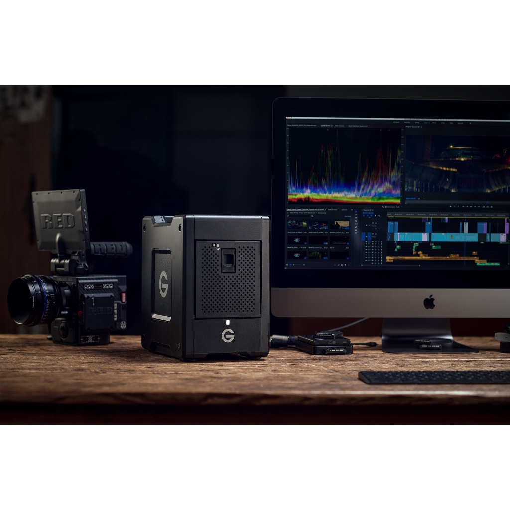 SanDisk Professional G-RAID Shuttle4 24TB 4-Bay Thunderbolt3 4K, 8K, VR ...