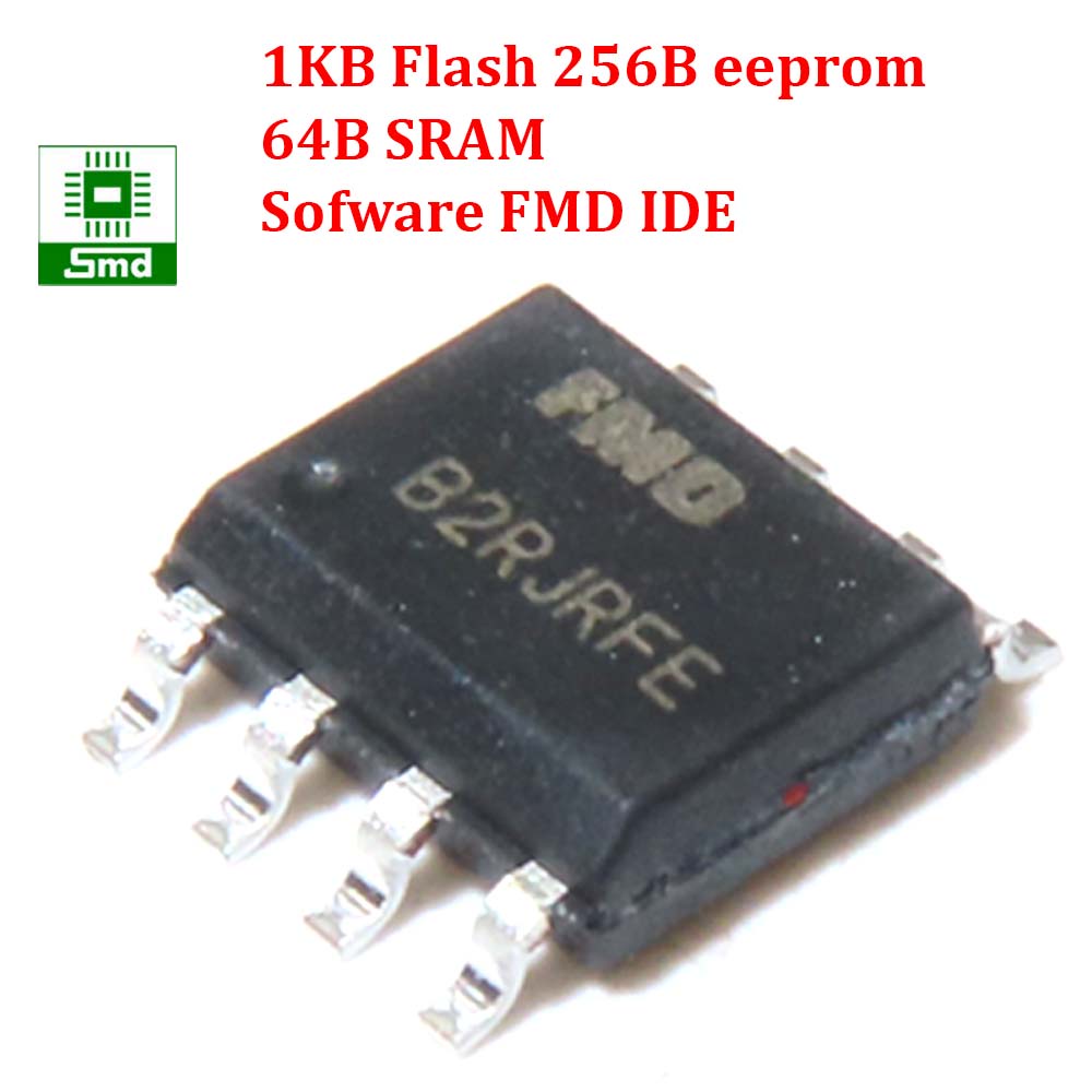 Ft60f011a SOP8 ไมโครคอนโทรลเลอร ์ FMD 1Kb Flash +64b Ram 256b EEPROM PWM | Shopee Thailand