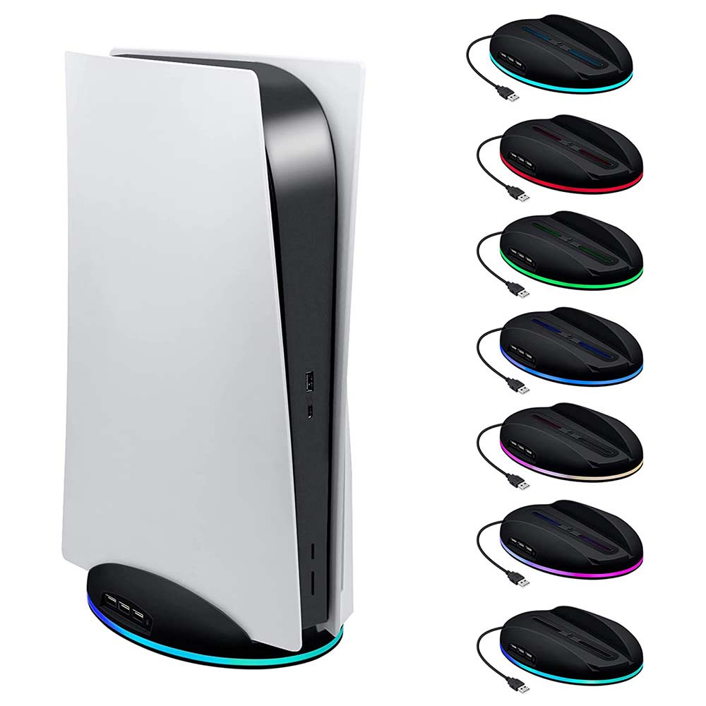 PS5 host upright bracket ED Laser lighting display PS5 RGB bracket ...