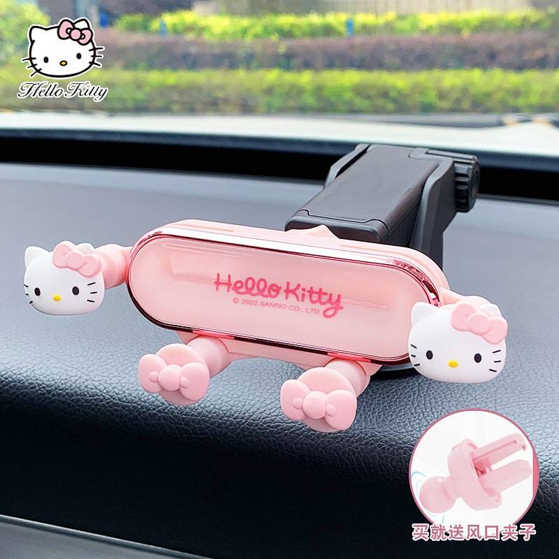 Hellokitty Hello Kitty Mobile Phone Holder Gravity Cute Cartoon Car ...