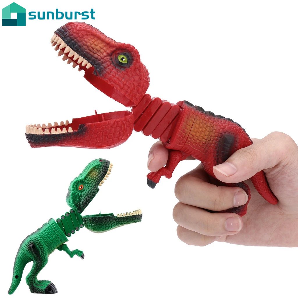 [Hot]Hungry ไดโนเสาร์ Grabber ของเล่น Telescopic Spring Manipulator ...