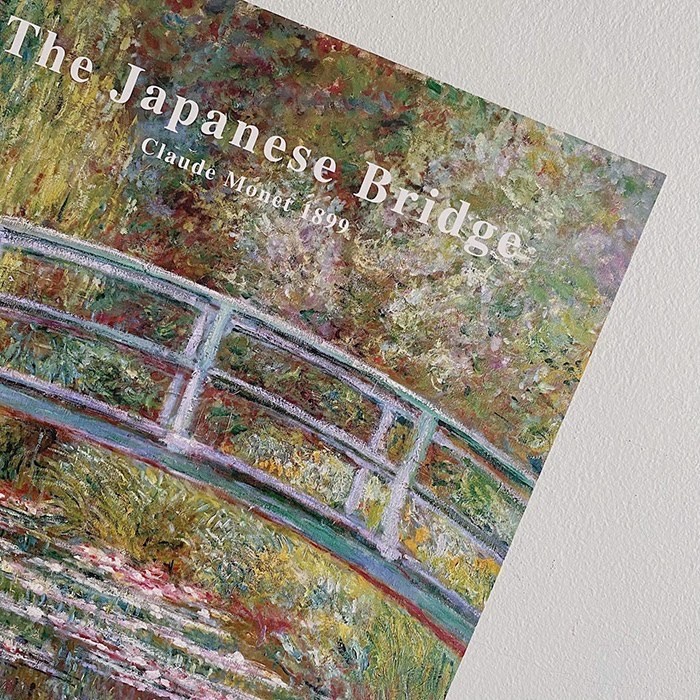 Poster - Claude Monet : The Japanese Bridge 1899 | Shopee Thailand