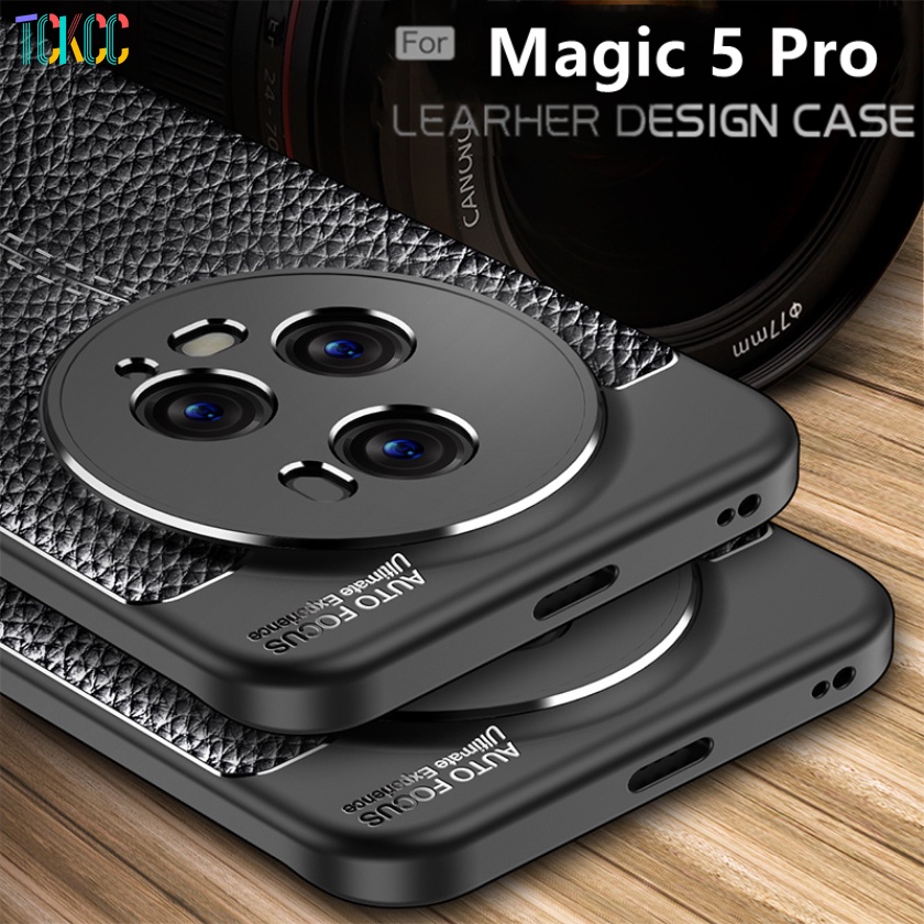 เคสโทรศัพท์มือถือ ซิลิโคนนิ่ม ผิวด้าน ป้องกันลายนิ้วมือ หรูหรา สําหรับ Honor Magic5 Pro Lite ...