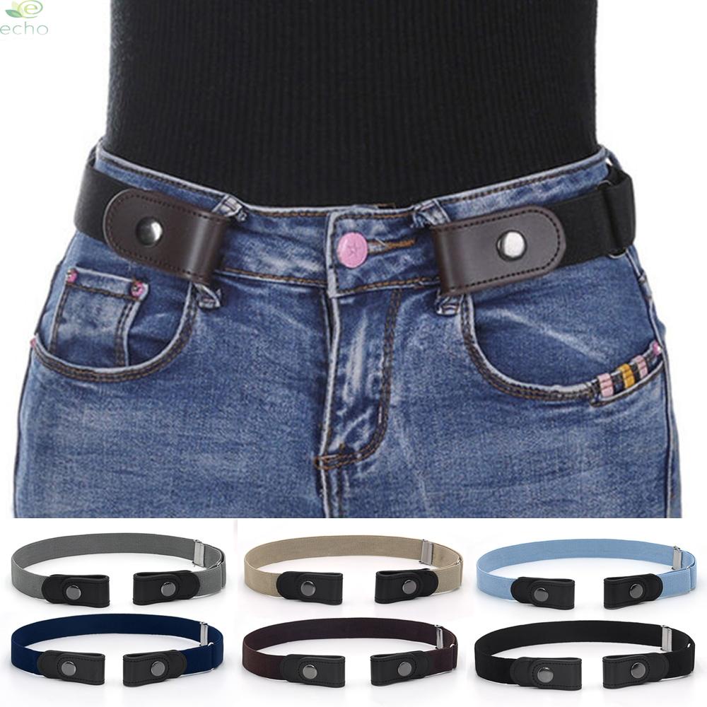 【ECHO】Mens Buckle-Free Elastic Belts Invisible Belt For Jeans No Bulge ...