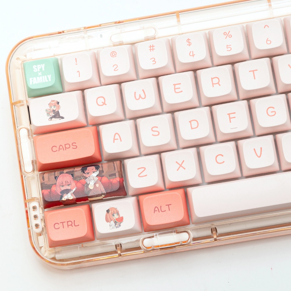 140 คีย์ Anya Forger Keycaps XDA Profile SPY×FAMILY Anime PBT Dye Sub ...