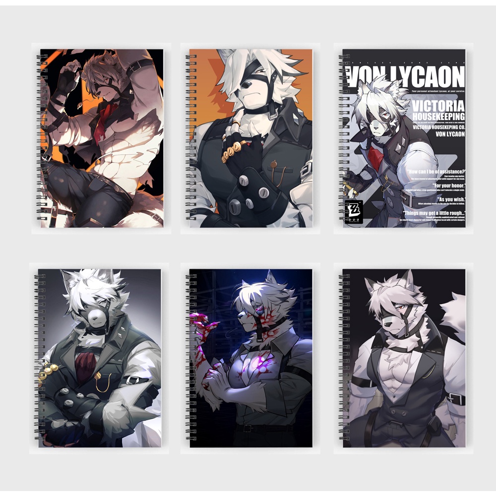 โน๊ตบุ๊ค Zenless Zone Zero Von Lycao 200 หน้าพร้อมสันเกลียว M01399 ...