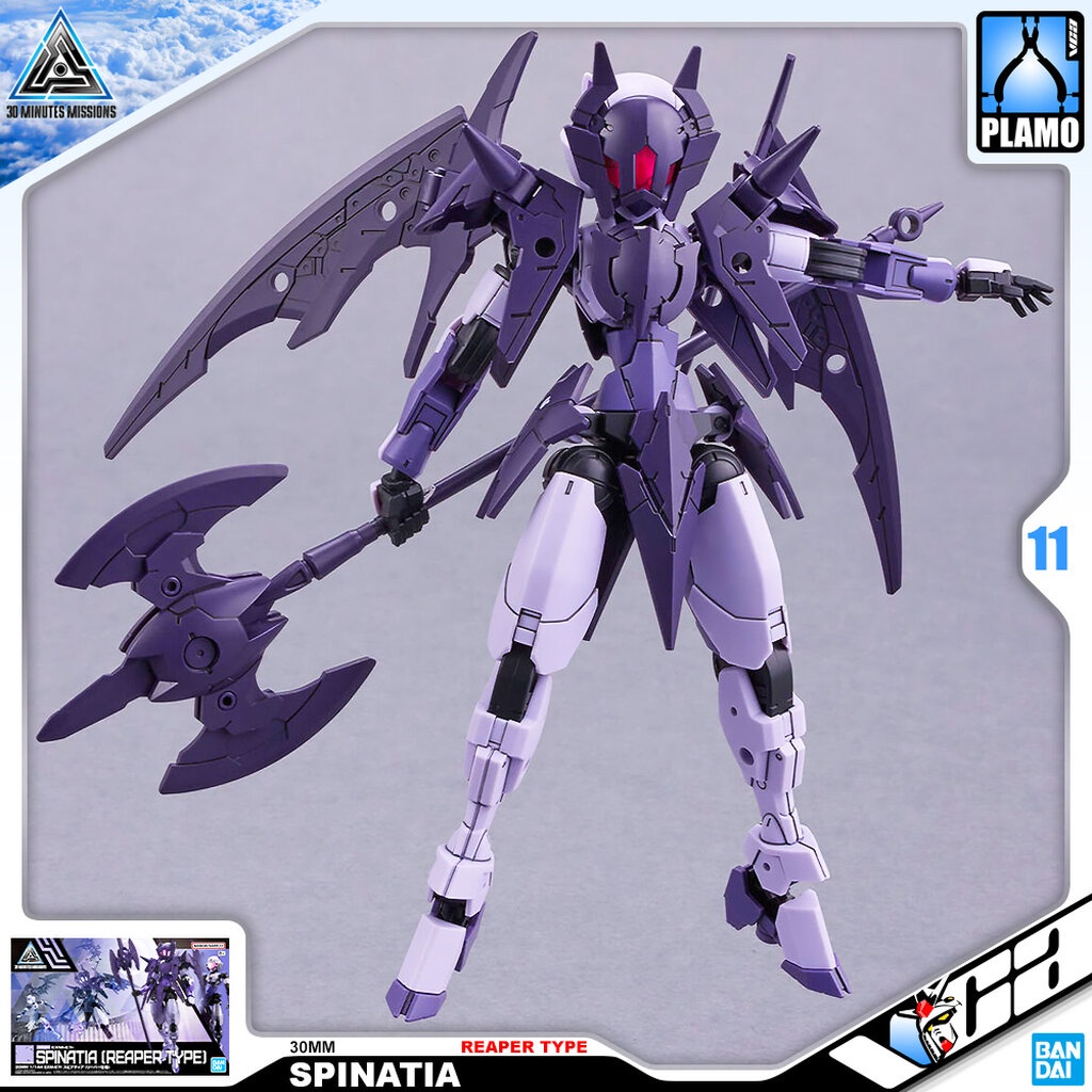 ⭐️ BANDAI 30 MINUTES MISSIONS 30MM EXM-E7R SPINATIA REAPER TYPE ประกอบ ...