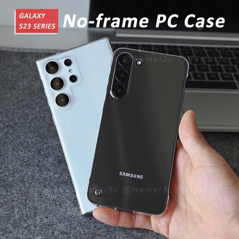 Samsung Galaxy S23 S23+ Plus Ultra FE 5G เคสโทรศัพท์ PC แบบแข็ง บางเฉียบ สีใส | Shopee Thailand