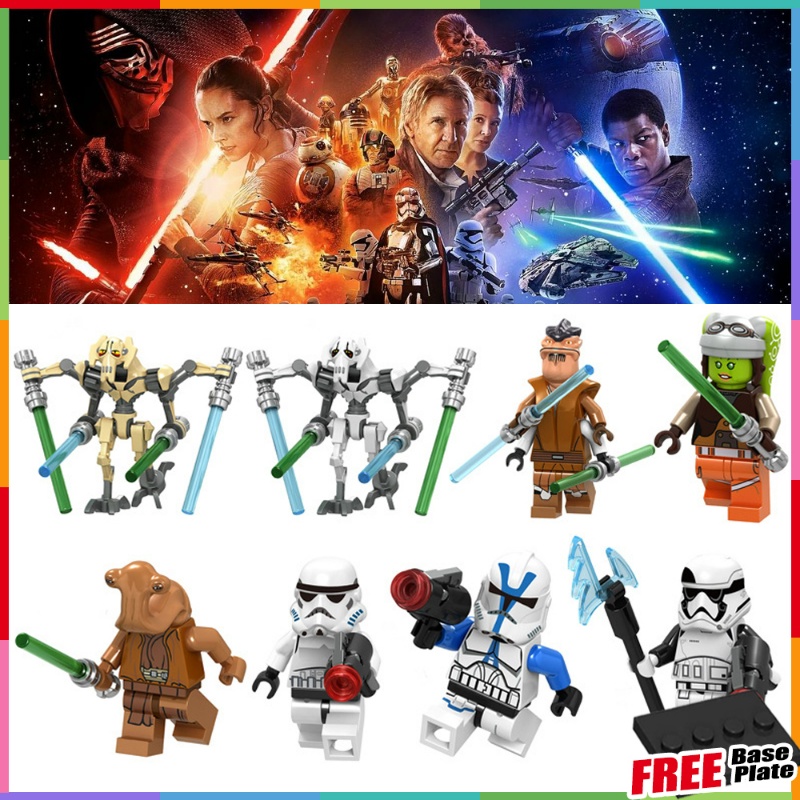 Star Wars Minifigures General Grievous Pong Krell Hera Syndulla Jedi ...