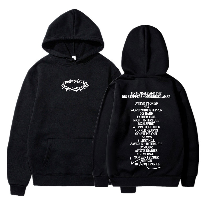 Hip Hop Rapper Kendrick Lamar Hoodie Mr. Morale และ Big Steppers เพลง ...