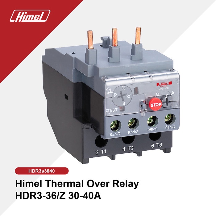Himel Thermal Over Relay HDR3-36/Z 30-40A - HDR3s3840 | Shopee Thailand