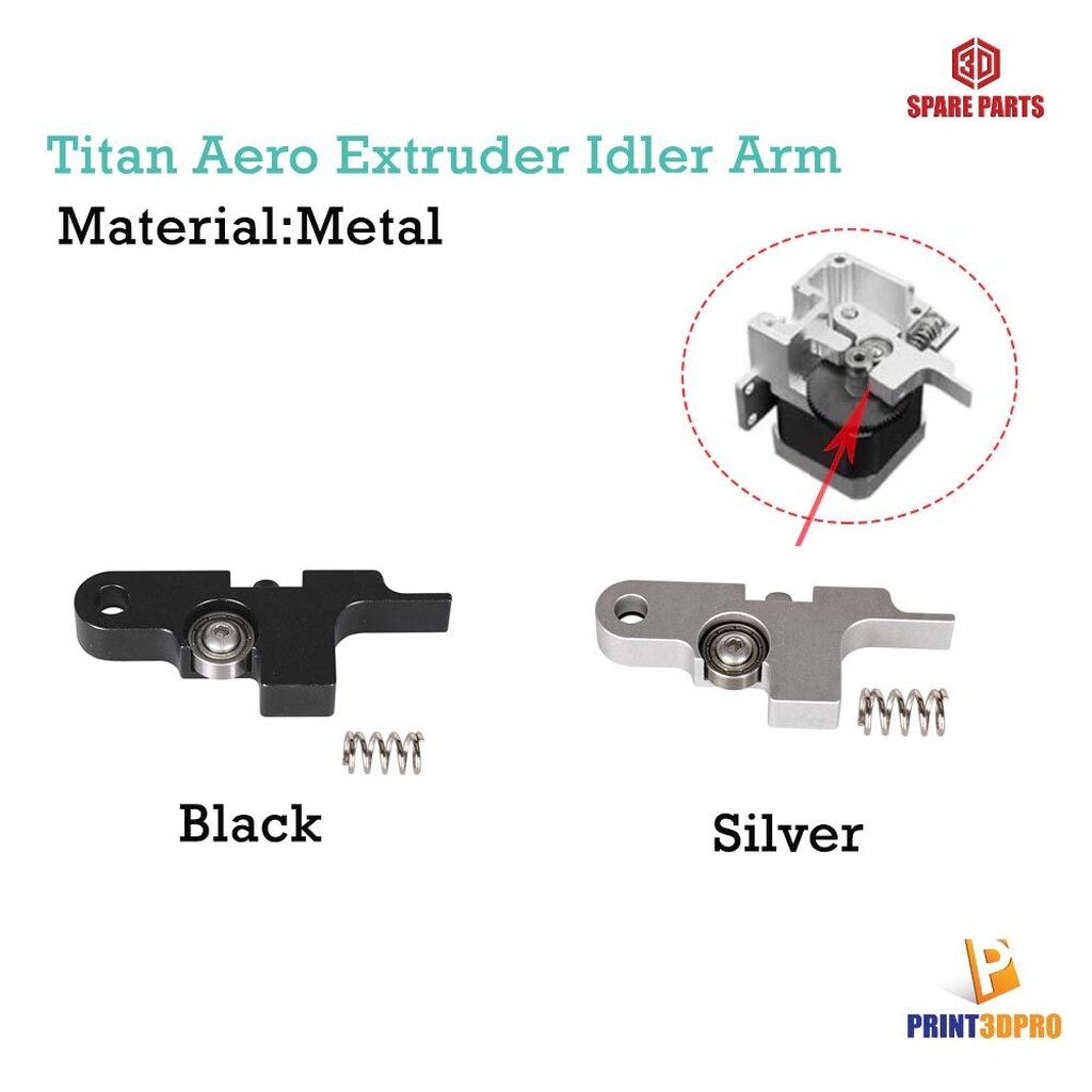 3D Printer Part Titan Aero Extruder Idler Arm For All Metal Extruder 1 ...