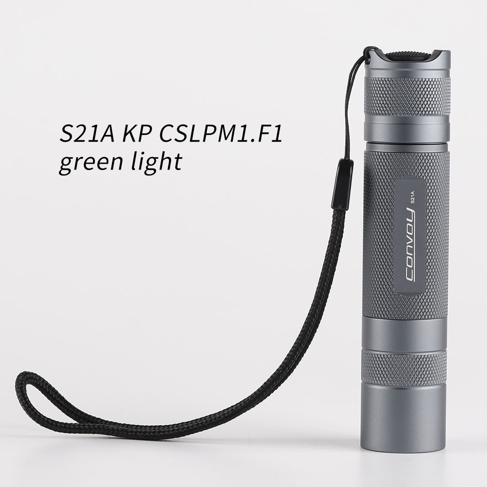 Convoy S21A KP CSLPM1.ไฟฉาย F1 สีเขียว 21700 | Shopee Thailand