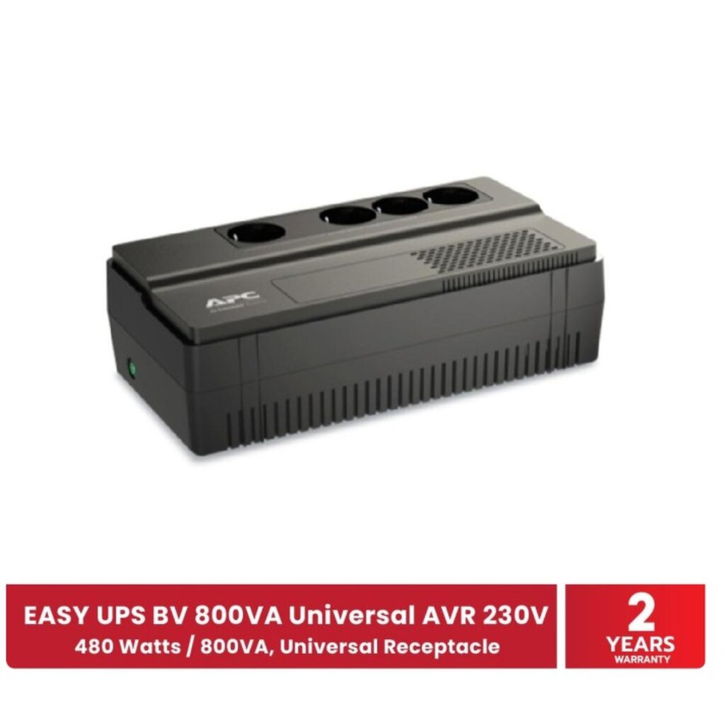 APC EASY UPS BV 800VA Universal AVR 230V APC-BV800I-MST | Shopee Thailand