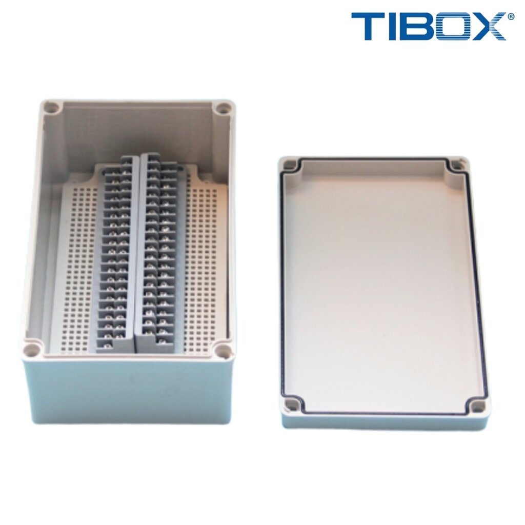 TIBOX TJ-40P-S กล่องพลาสติก พร้อมเทอร์มินอลบล็อก (Plastic Terminal ...