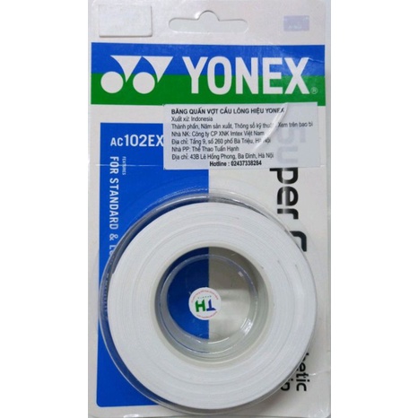 Yonex HANDLEBAR WRAPS (รายชื่อ 3)_GENUINE_AC102EX_Badminton TENNIS CKET ACCESSORIES_OVERGRIP ...