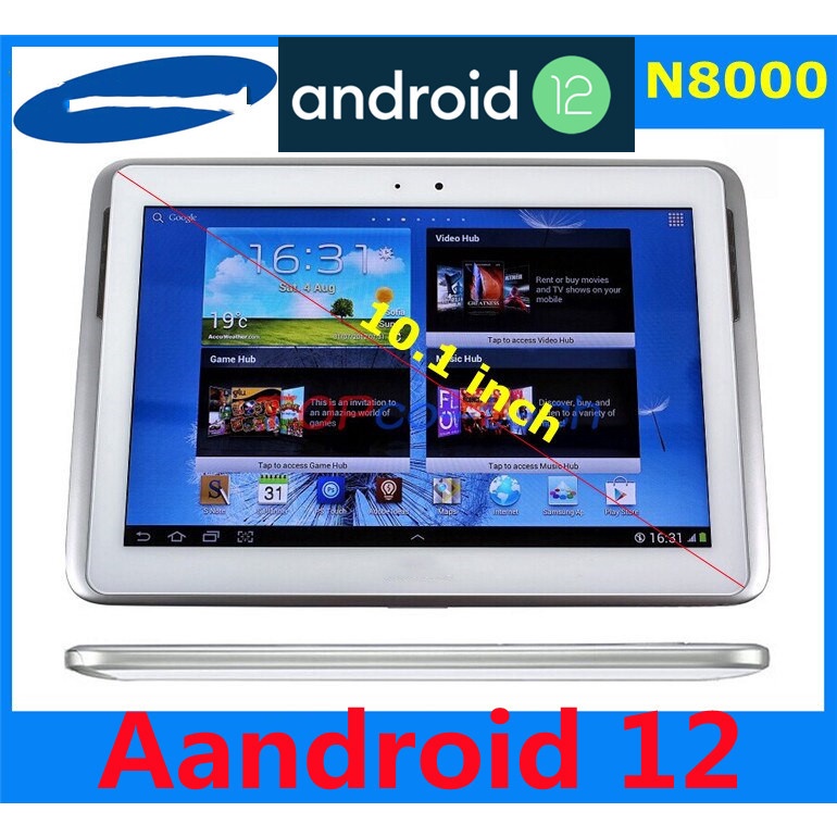 (Android Version UP TO 12.0 ) แท็บเล็ต WIFI Sam & sung Galaxy Note 10.1 ...