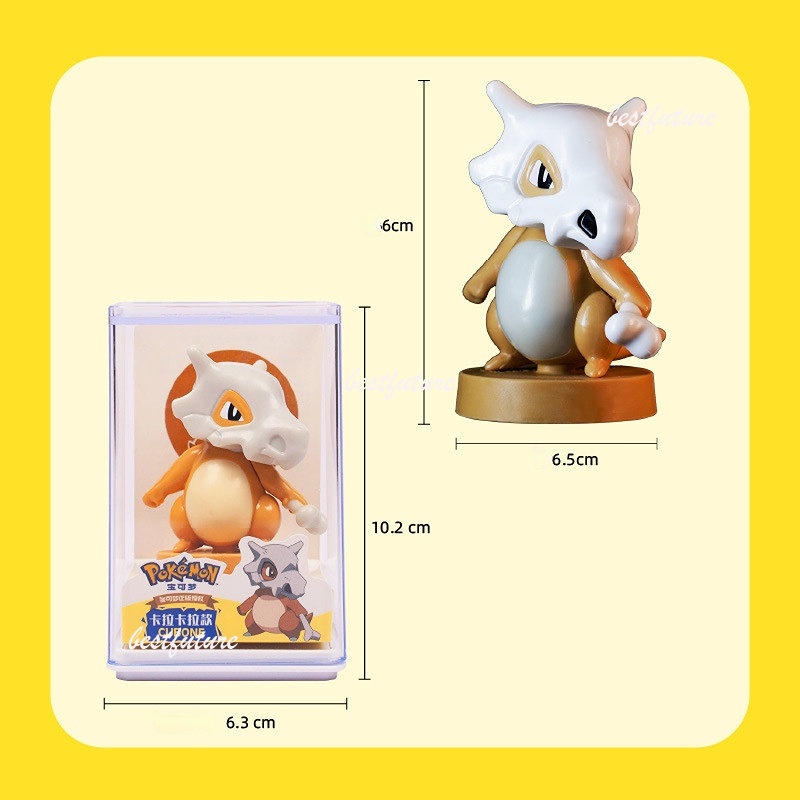 ตุ๊กตาฟิกเกอร์ Pokemon Pikachu Cubone Psyduck Eevee Slowpoke Jigglypuff ...