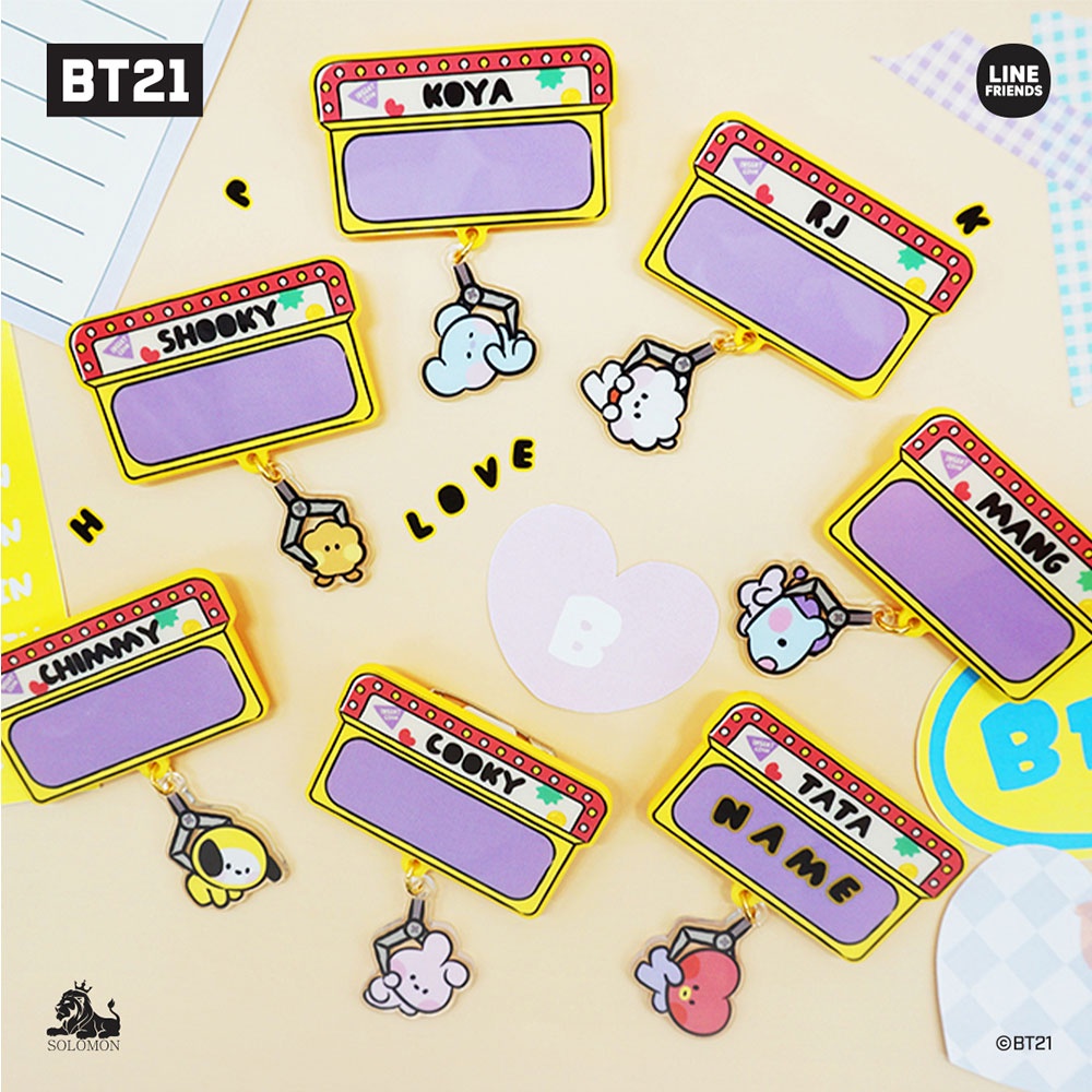 Bt21 เข็มกลัดอะคริลิค ลาย BTS Official Minini ของแท้ | Shopee Thailand