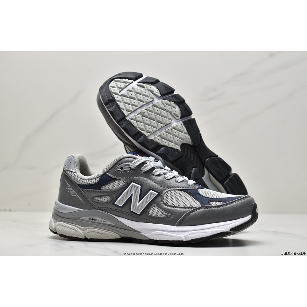 New balance 990 v3 3M วัสดุสะท้อนแสง retro Vibe สไตล์รองเท้าวิ่ง M990GJ3 | Shopee Thailand
