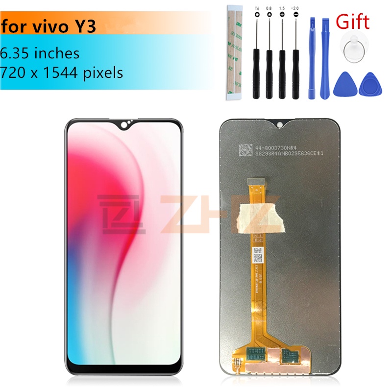 อะไหล่หน้าจอสัมผัสดิจิไทเซอร์ lcd y3 y13 6.35 นิ้ว พร้อมกรอบ แบบเปลี่ยน สําหรับ vivo y3 | Shopee ...
