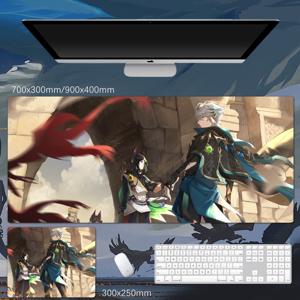 Alhaitham mouse pad Genshin Impact Xiao table pad anime Wanderer ...