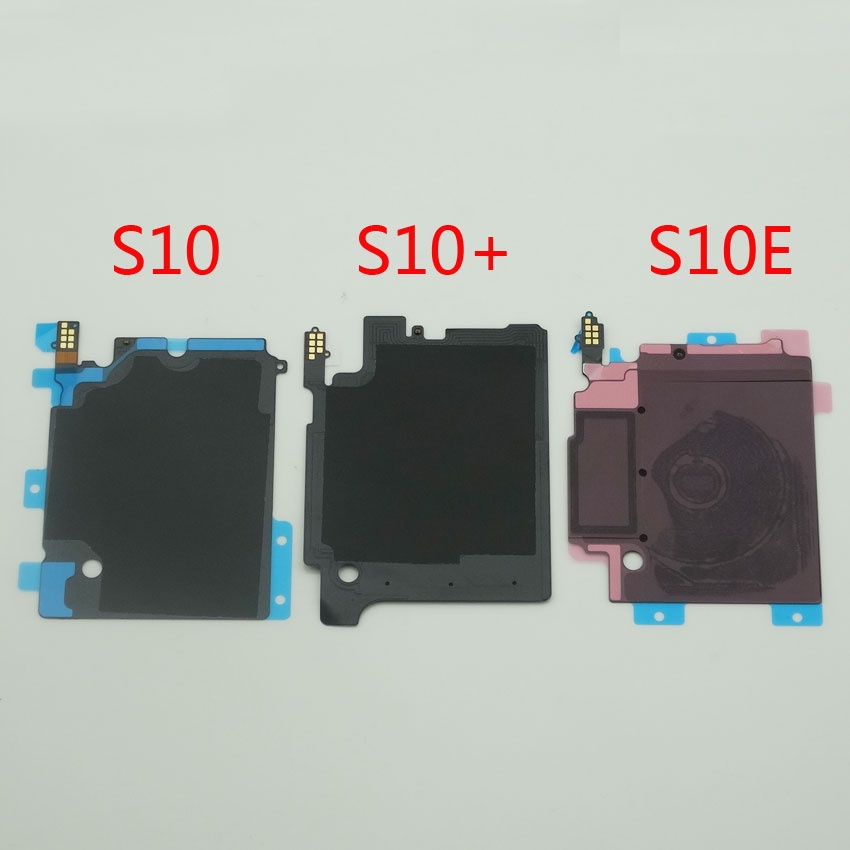 ชิปแผงชาร์จไร้สาย พร้อมสติกเกอร์คอยล์เสาอากาศ NFC สําหรับ Samsung Galaxy s10 s10+ s10 plus s10 ...