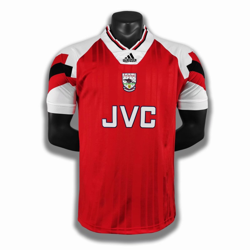 เสื้อกีฬาแขนสั้น ลายทีมชาติฟุตบอล Arsenal 1992 93 AAA สไตล์เรโทร ไซซ์ S ...