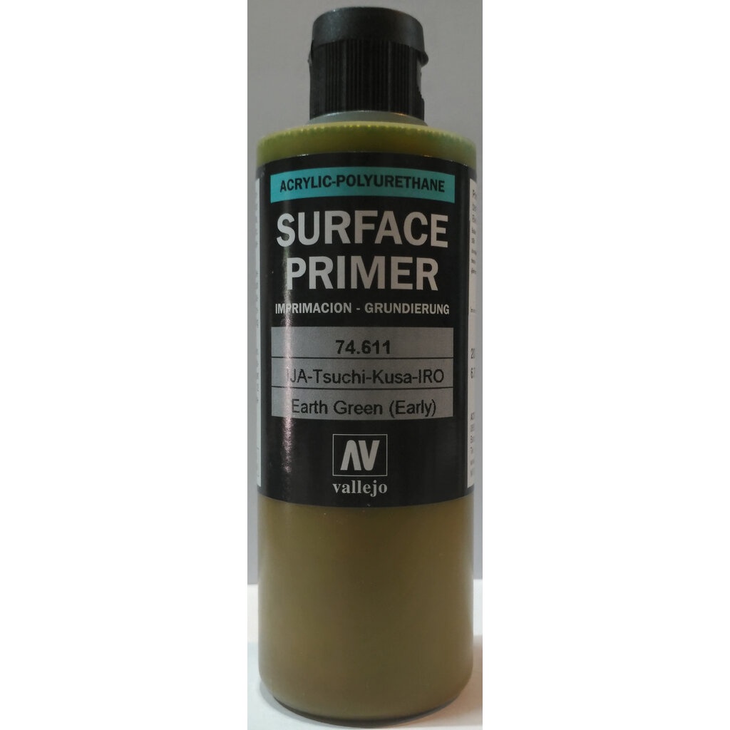 Vallejo SURFACE PRIMER 74.611 IJA-Tsuchi-Kusa-IRO Earth Green (early) 200ml. | Shopee Thailand