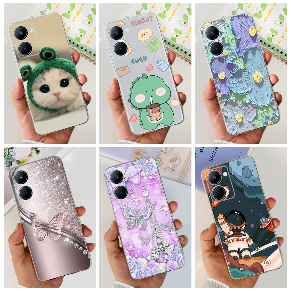 Realme C33 RMX3624 C 33 4G เคสโทรศัพท์ซิลิโคน TPU แบบนิ่ม ลายไดโนเสาร์ ...