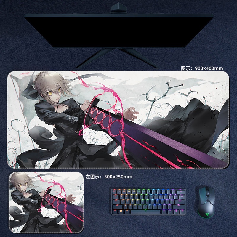 Fate mouse pad Tohsaka Rin FGO keyboard pad Ishtar new Altria Pendragon ...
