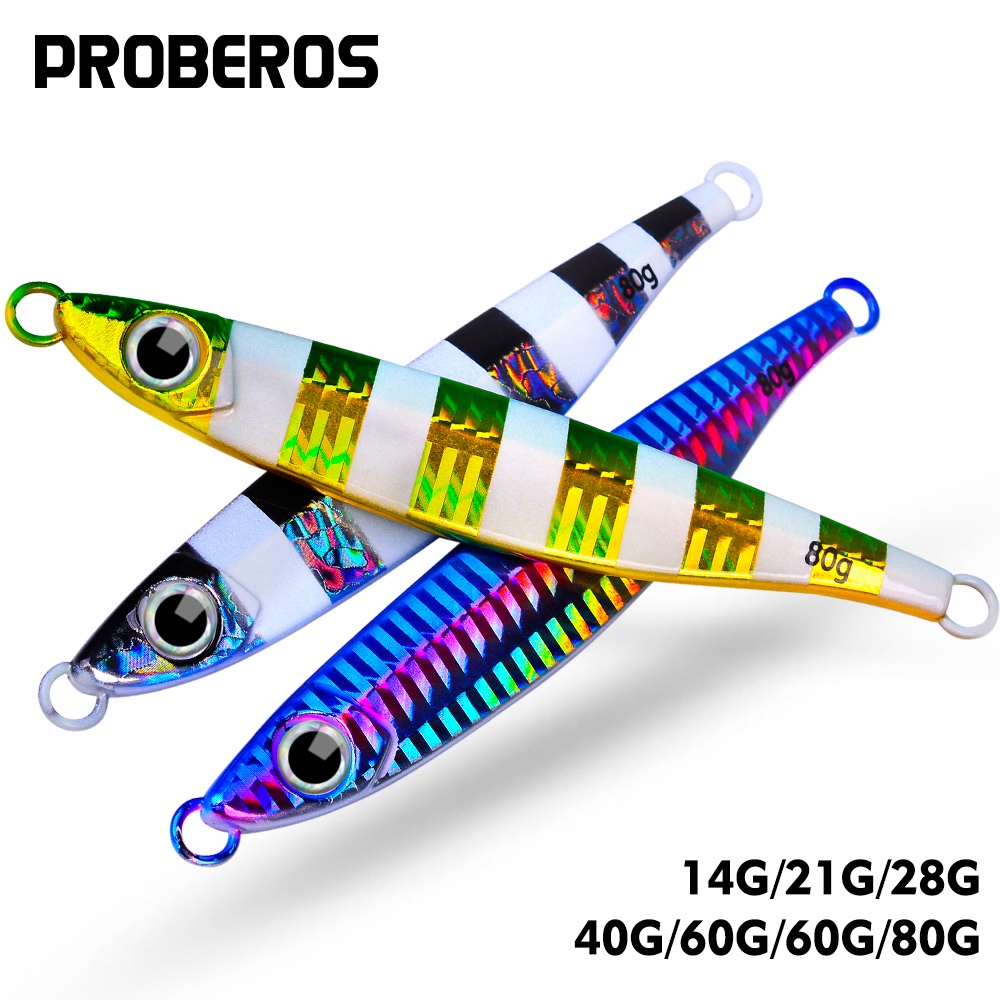 Proberos เหยื่อตกปลาโลหะ 14 กรัม - 80 กรัม 5 ชิ้น | Shopee Thailand