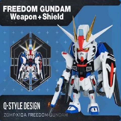 BANDAI 【ของแท้】กล่องสุ่ม ฟิกเกอร์ โมเดลกันดั้ม Qmsv-mini Freedom ...