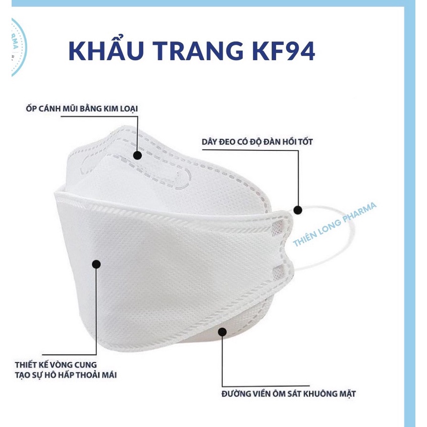 [SET 10 PCS] KF94 UNI MASK หน้ากากต้านเชื้อแบคทีเรีย 4 ชั้น ดีไซน์ 4D เกาหลีแท้ ป้องกันฝุ่น ...