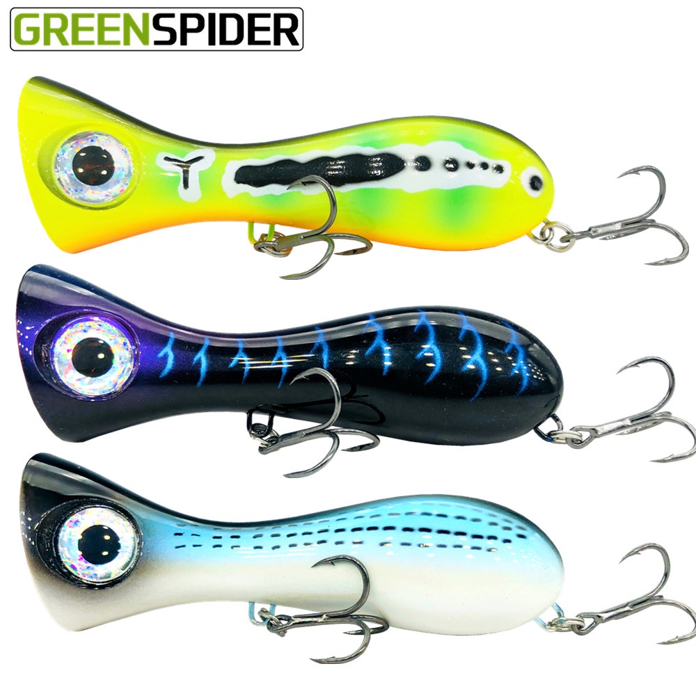 Big Game Lure 105mm 39g ใหม่ Popper เหยื่อตกปลา Top Water Hard เหยื่อ ...