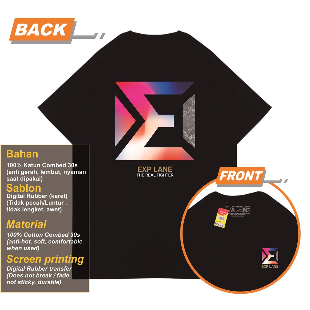 Exp เสื้อยืด LANE PINKY FIGHTER MOBA MLBB LOL DOTA MOBILE LEGENDS ...