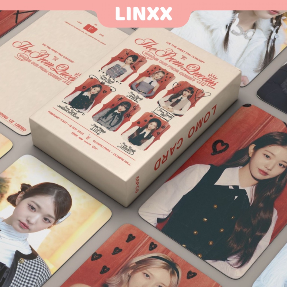 Linxx 55 ชิ้น IVE THE FIRST FAN CONCERT อัลบั้มโลโม่การ์ด Kpop โฟโต้ ...