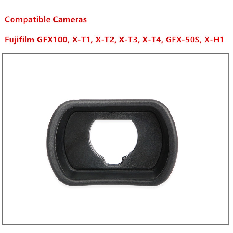 1pcs EC-XTL ซิลิโคนนุ่ม Eyepiece สําหรับ Fujifilm สําหรับ Fuji XT1 XT2 XT3 XT4 XH1 GFX100 Eyecup ...