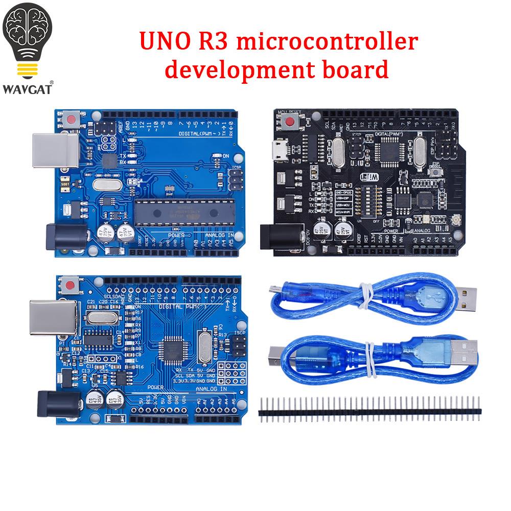 กล่องชิป Uno R3 Atmega16u2 Unowifi R3 Atmega328p Ch340g สําหรับ Arduino Uno R3 Wemos Esp8266