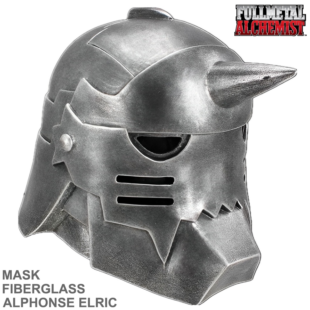 Mask หน้ากาก Fullmetal Alchemist แขนกล คนแปรธาตุ Alphonse Elric อัลฟอง ...
