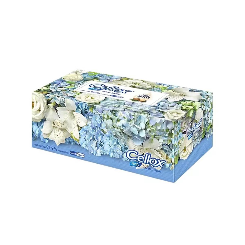 HOMEHAP CELLOX Purify Flower กระดาษเช็ดหน้า กระดาษเช็ดหน้า กระดาษทิชชู่ ...