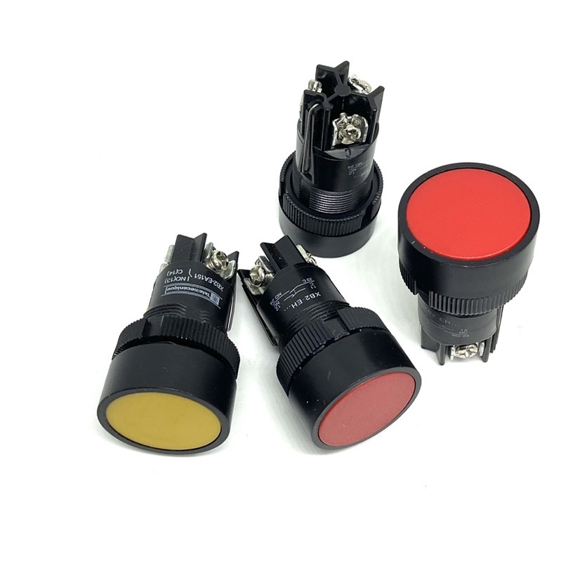 Push Button XB2-EA สวิตช์กดสั่งงาน ขนาด22มิล เลือกใช้งานได้ทั้ง2 NO และ ...